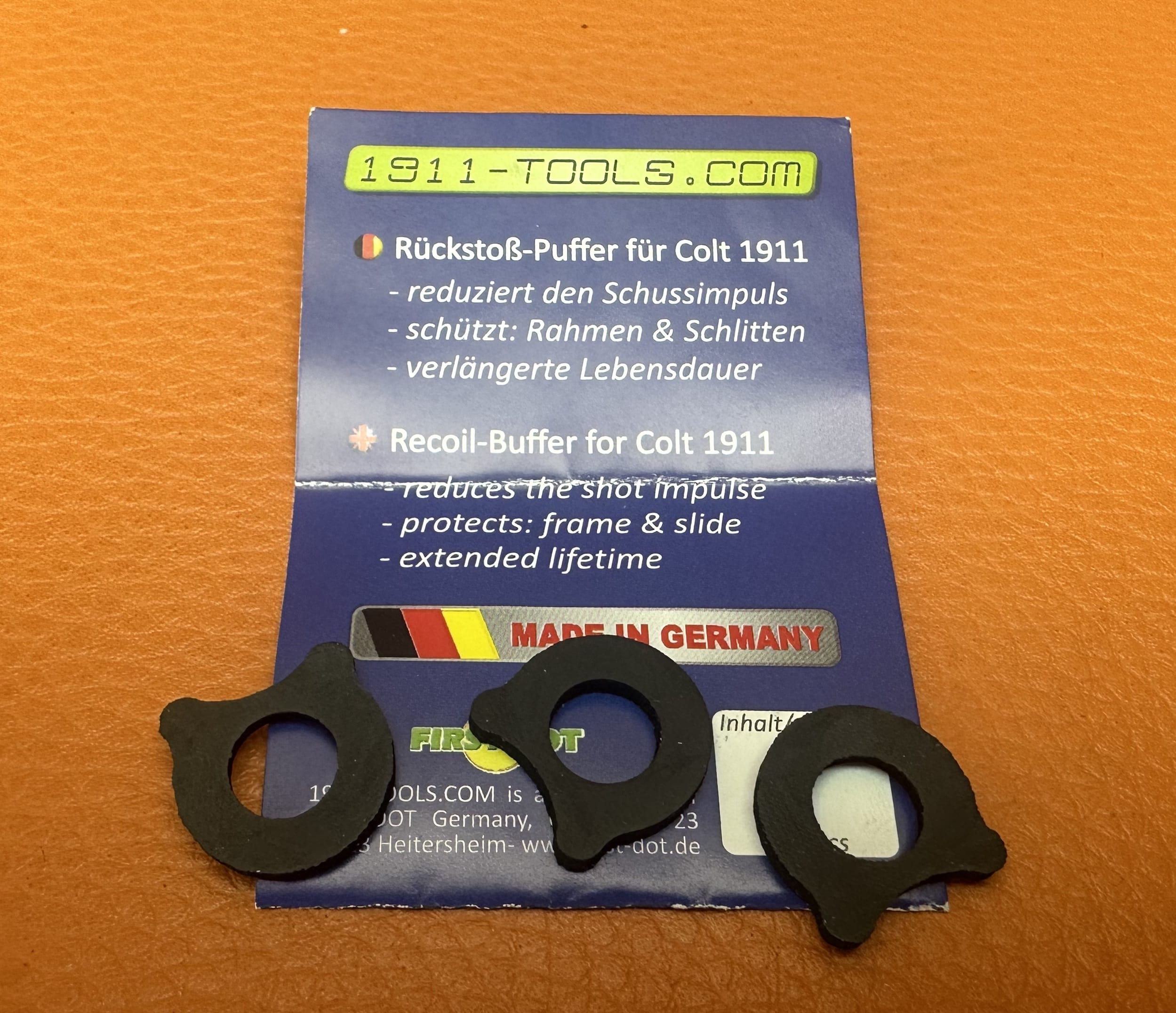 Online-Waffen-MV Wysluch GmbH – 1911 Recoil Buffer-3 Stück